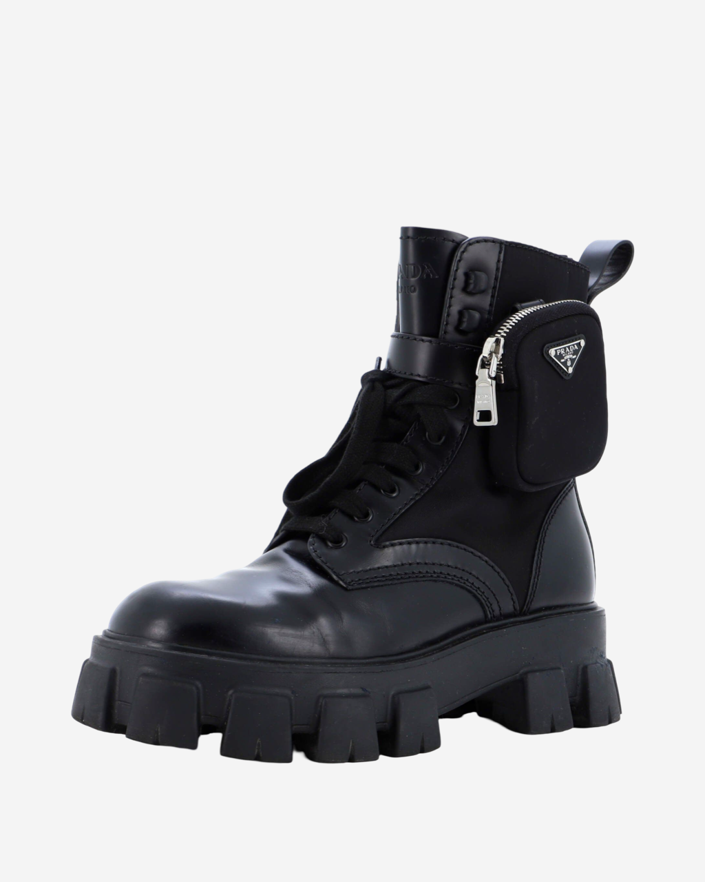 Prada Monolith Boots – Irene Buffa