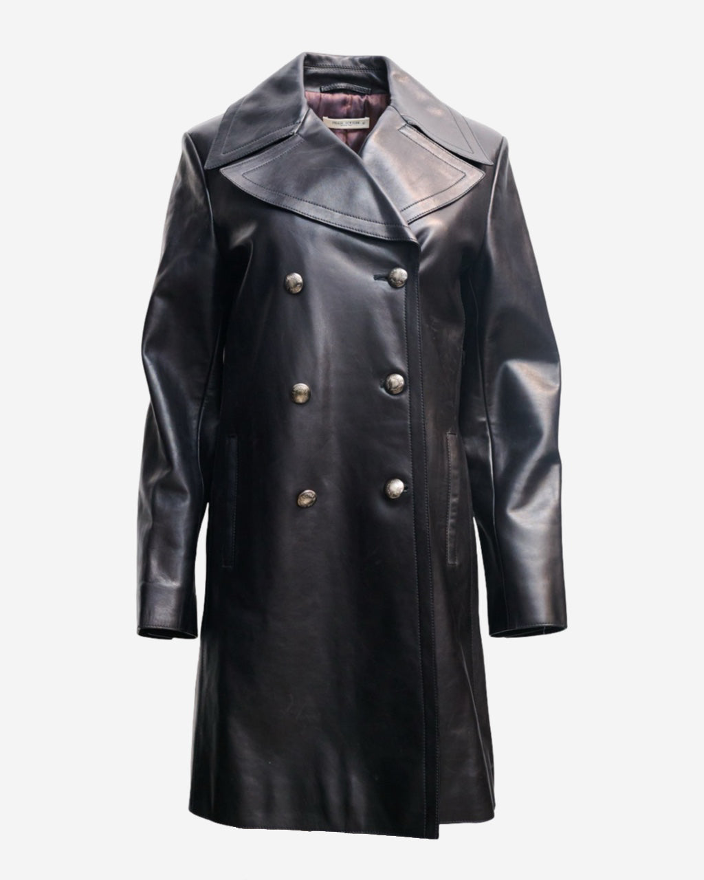 Prada Leather Trench Coat – Irene Buffa