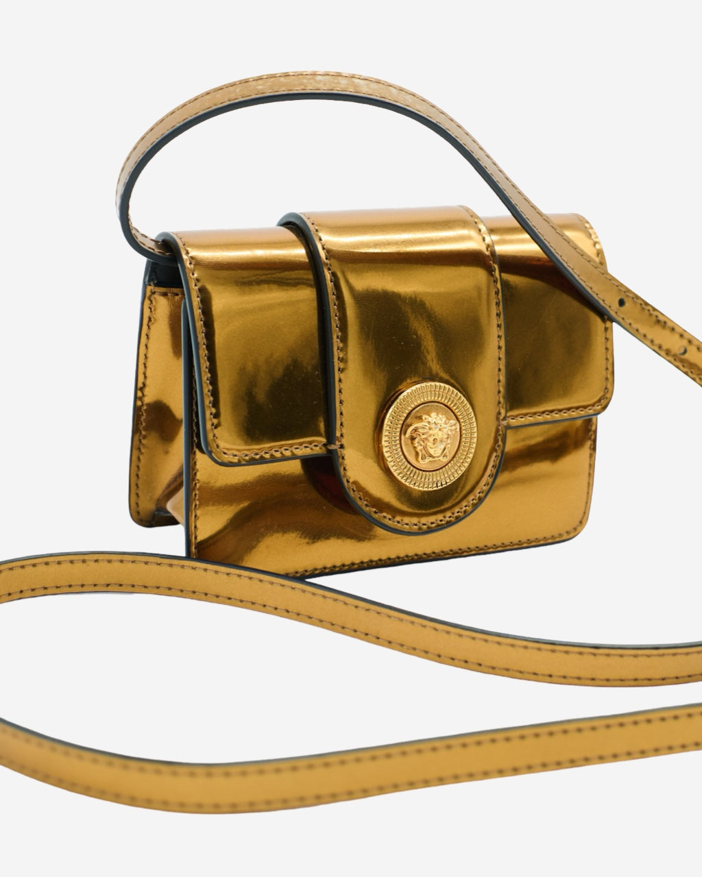 Versace Metallic Mini Bag – Irene Buffa