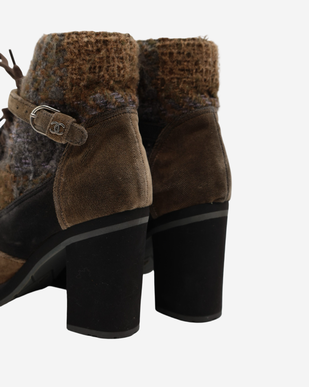 Botines Chanel Tweed 37.5 – Irene Buffa