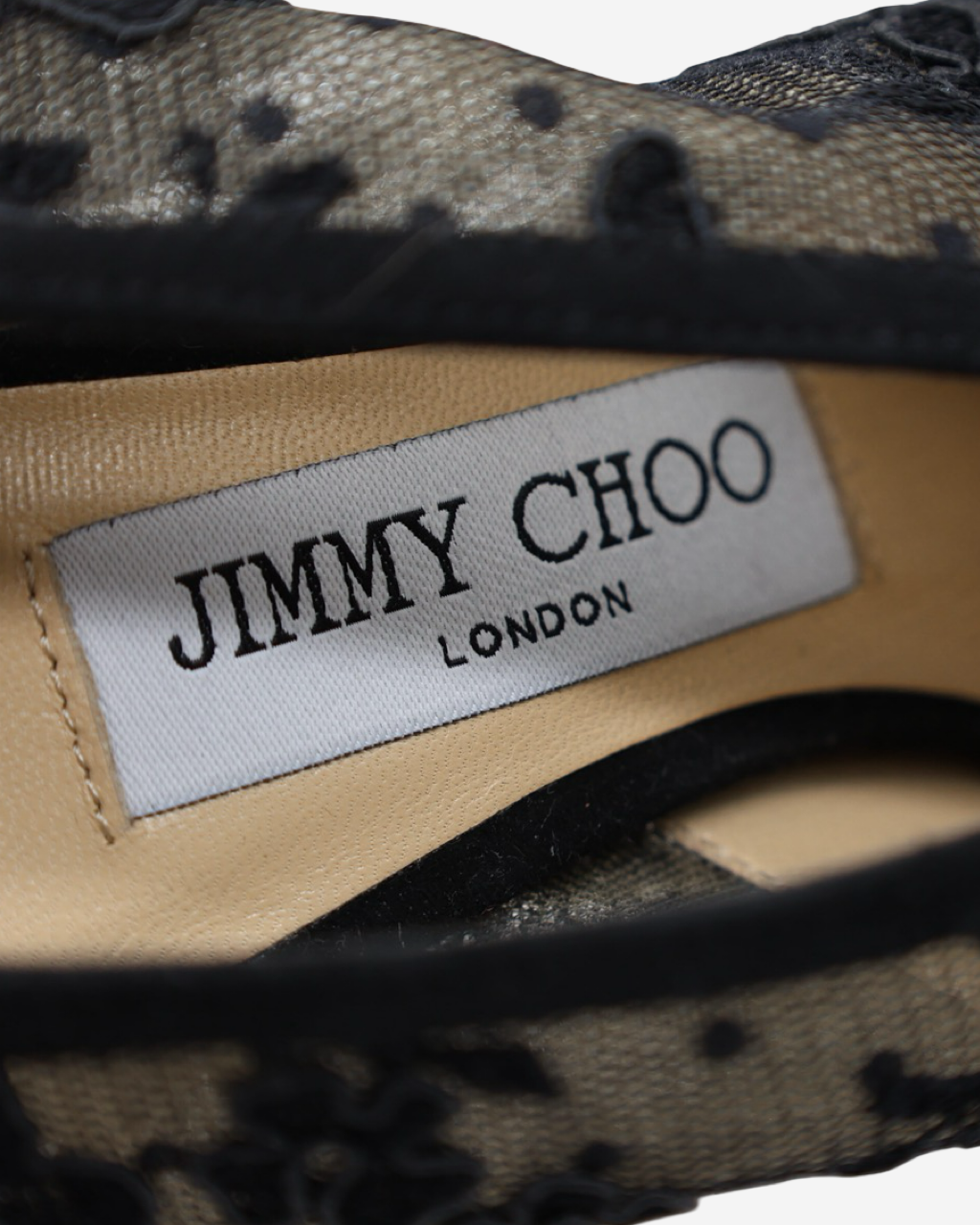 Jimmy Choo Lace Pumps Black Velvet 35.5 – Irene Buffa